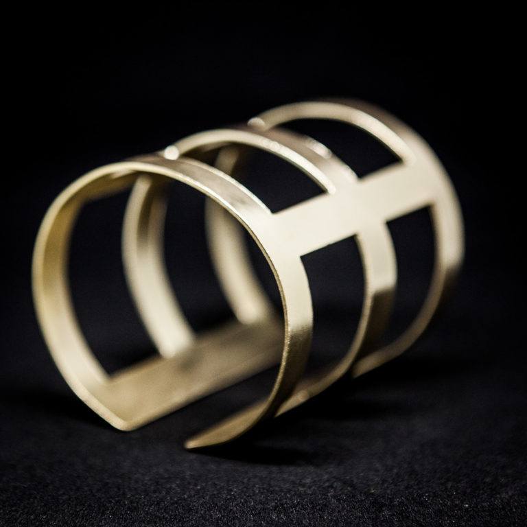 Wide custom made Cuff Bracelet, wrist bangle - George Lemmas Jewelry ...
