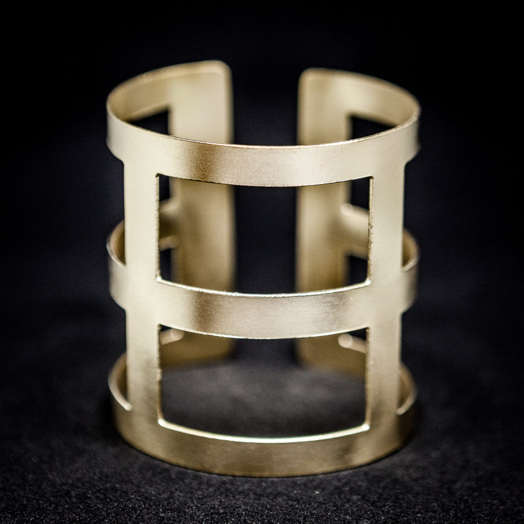 Wide custom made Cuff Bracelet, wrist bangle - George Lemmas Jewelry ...